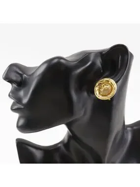 CHANEL | Jewelry | Chanel Cc Logo Vintage Gold Plated Faux Pearl ...